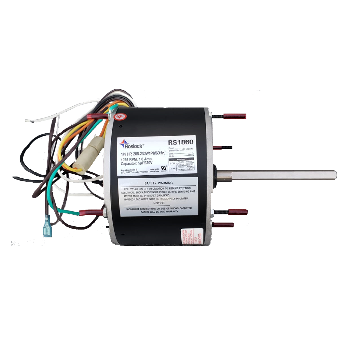 Air-Conditioning Condenser Fan Motors (RS1860) | Rivervass Georgia LLC