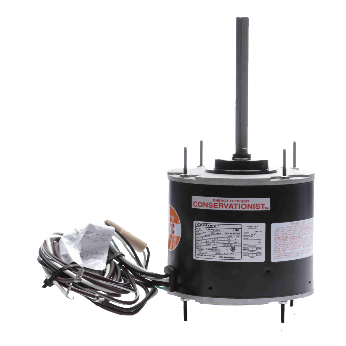 Century 1/2 HP Condenser Fan Motor,...(FE1056SF) | Rivervass Georgia LLC